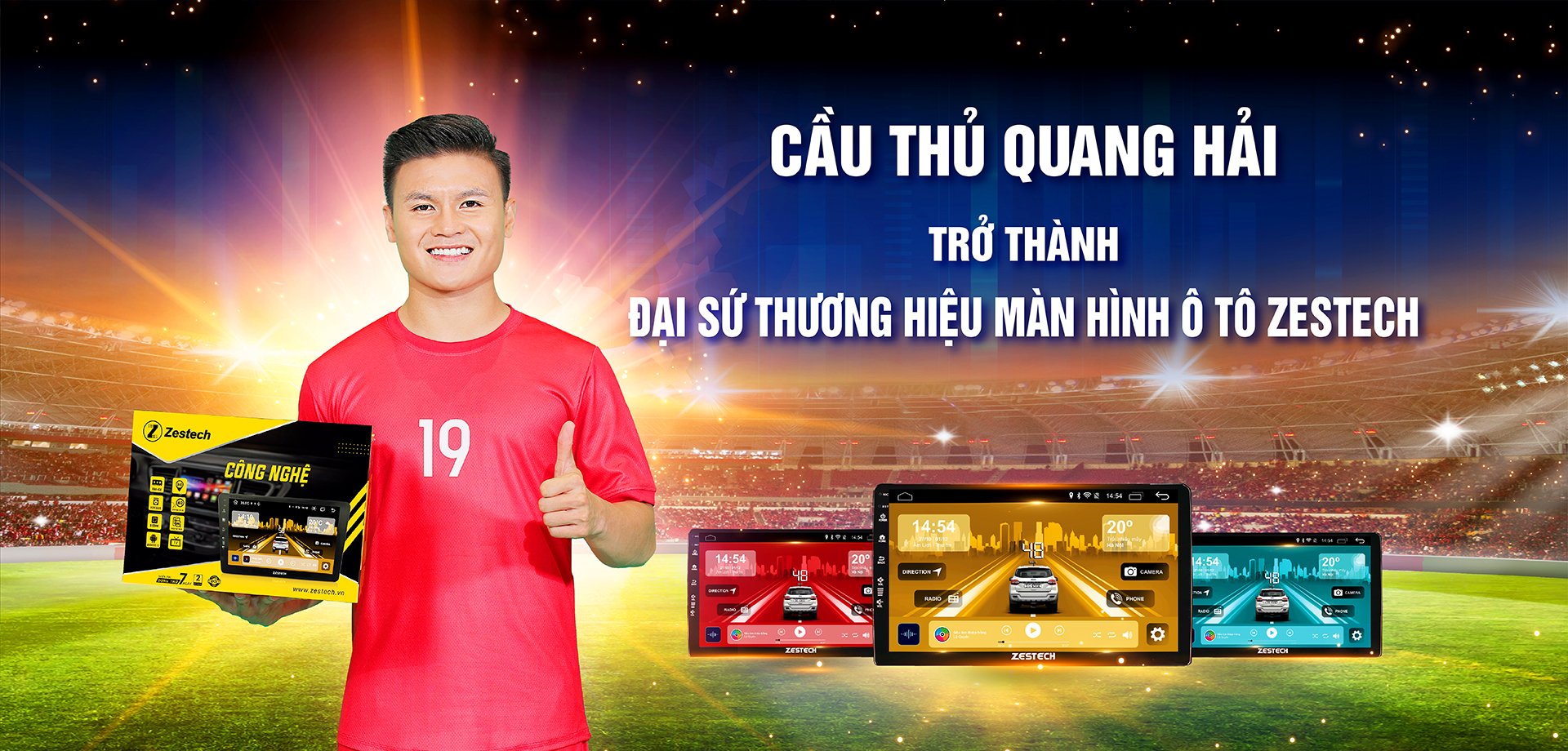 Màn hình ô tô Android Zestech cho xe hơi chính hãng